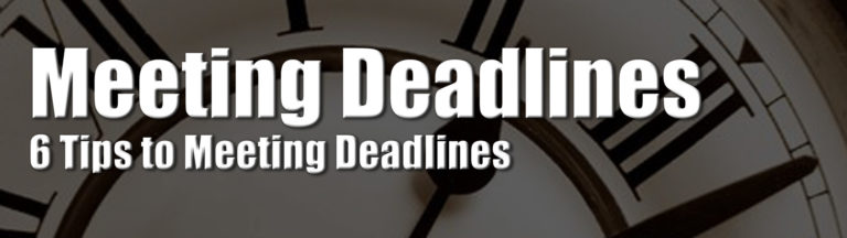 Meeting Deadlines - MNaitoDesigns - Keeping it real, one drawing at a time.